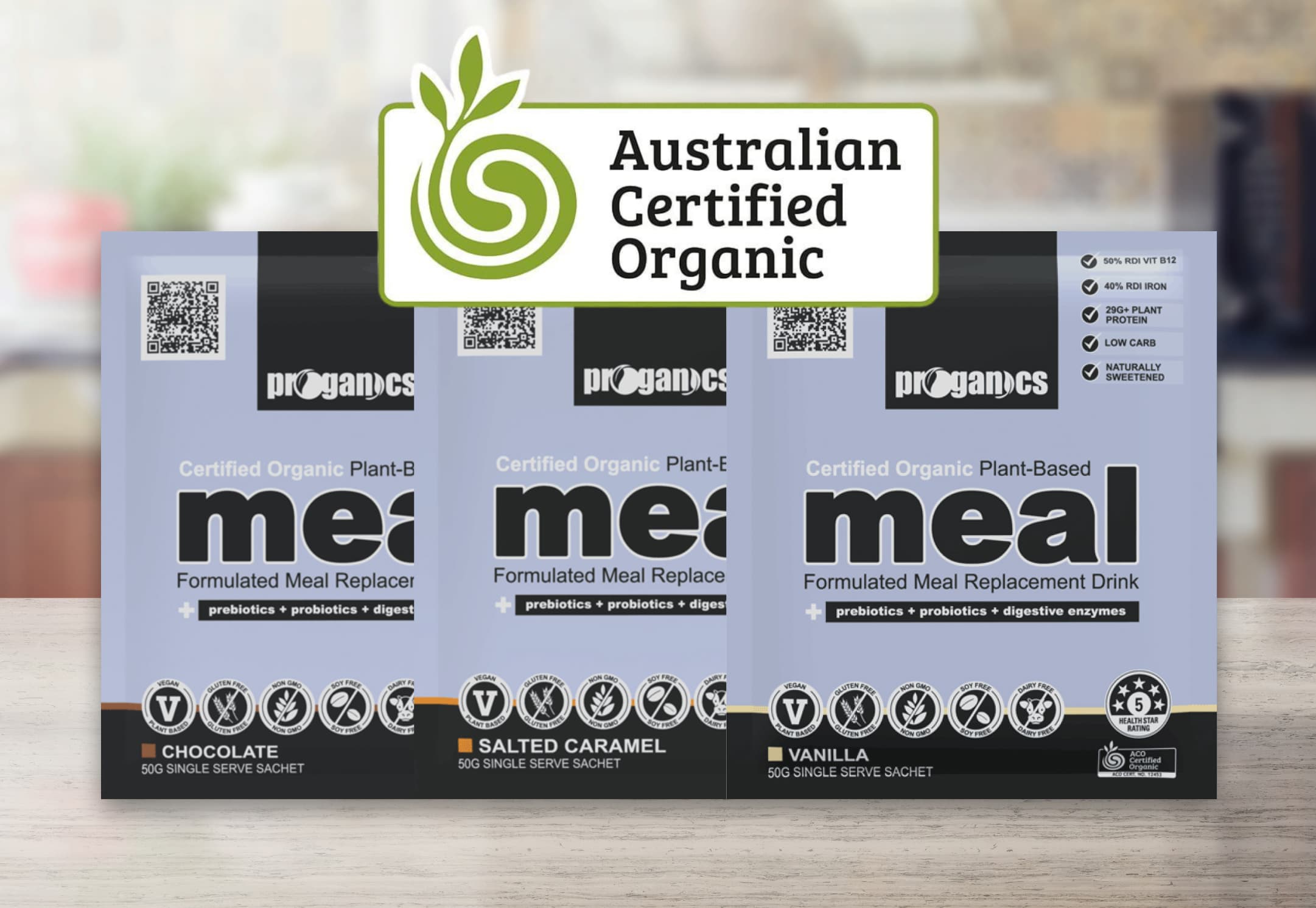 Australian Certified Organic Meal Replacements – Proganics Australia