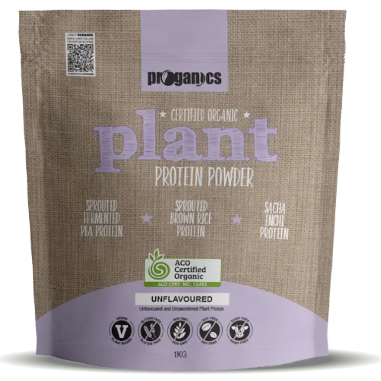 Organic Plant Protein Powder (Original) Unflavoured – Proganics Australia